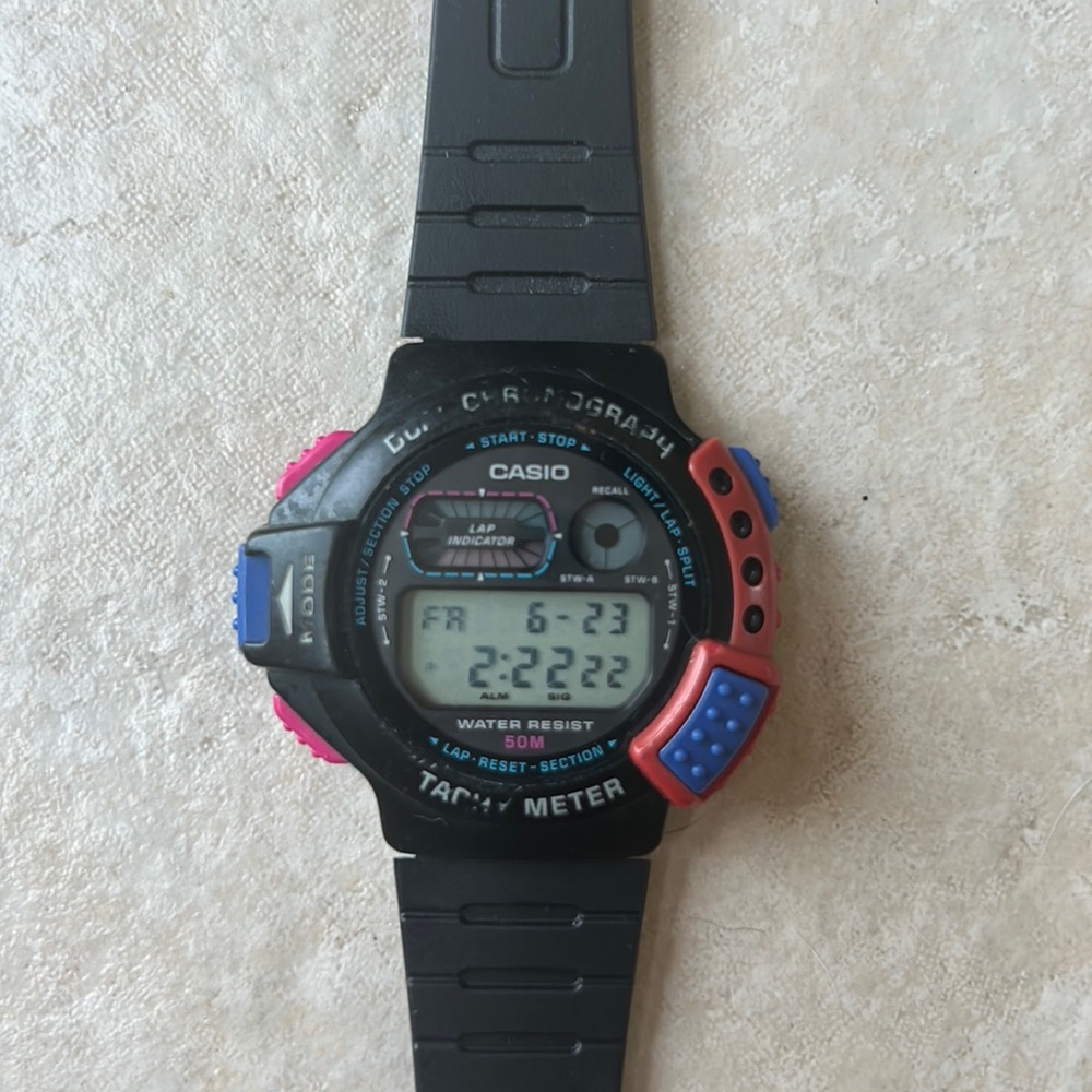 Vintage Casio Cbx-500 Watch - Gem